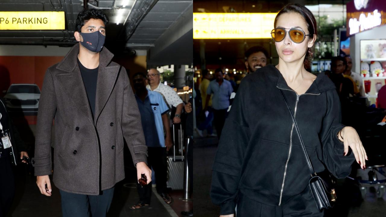 Malaika Arora and rumoured boyfriend Harsh Mehta spotted at Mumbai airport