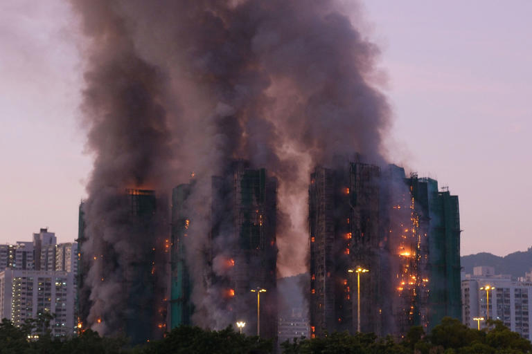 Hong Kong High-Rise Fire Kills 13