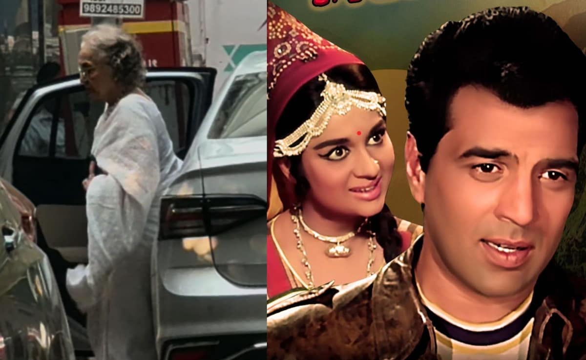 Dharmendra's Mera Gaon Mera Desh Co-Star Asha Parekh Meets The Deols To Offer Her Condolences
