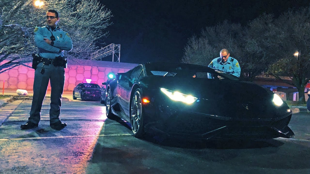 I backed into someone while driving my Lamborghini