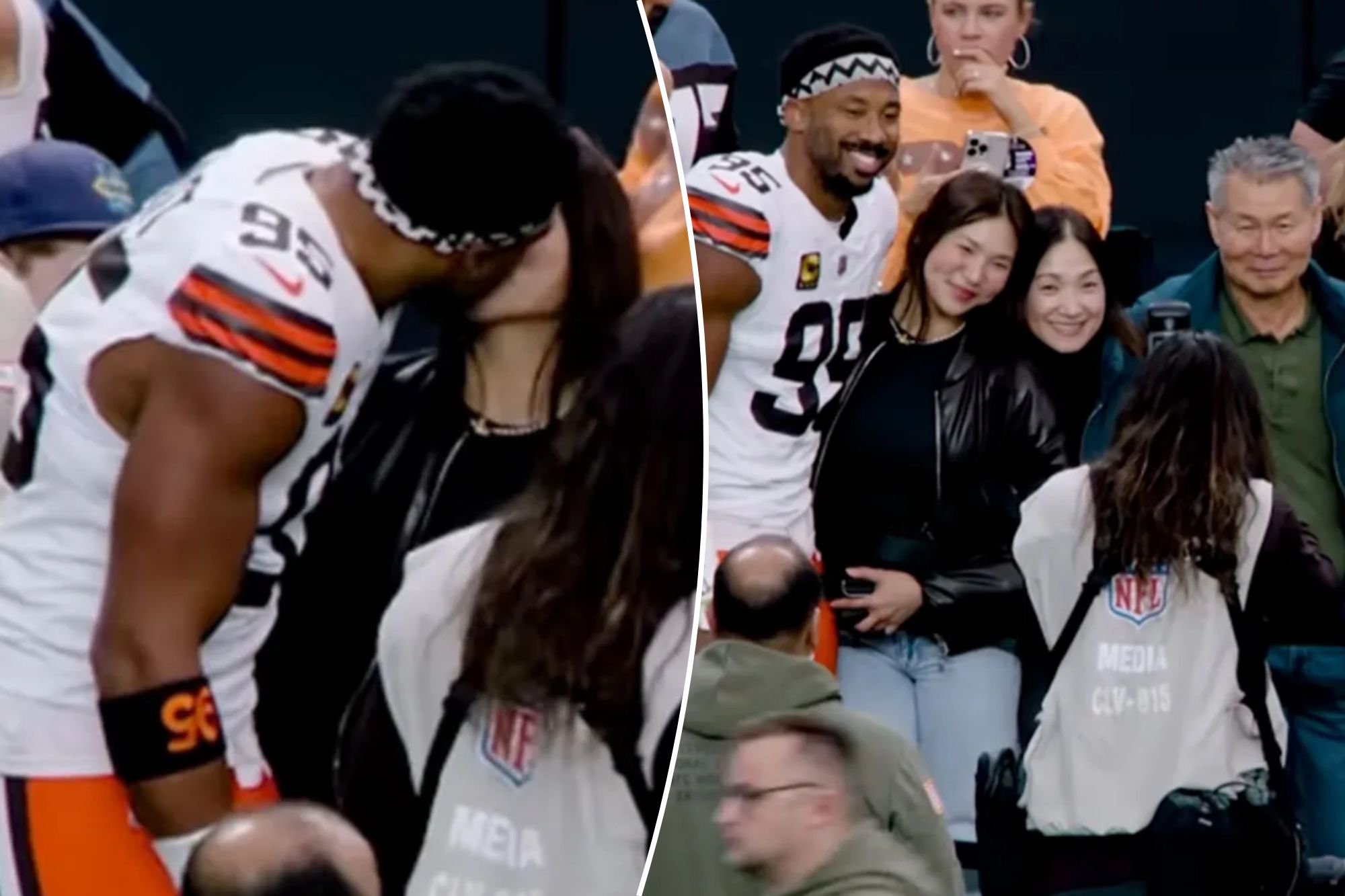 Myles Garrett and Chloe Kim confirm romance after months of dating ...