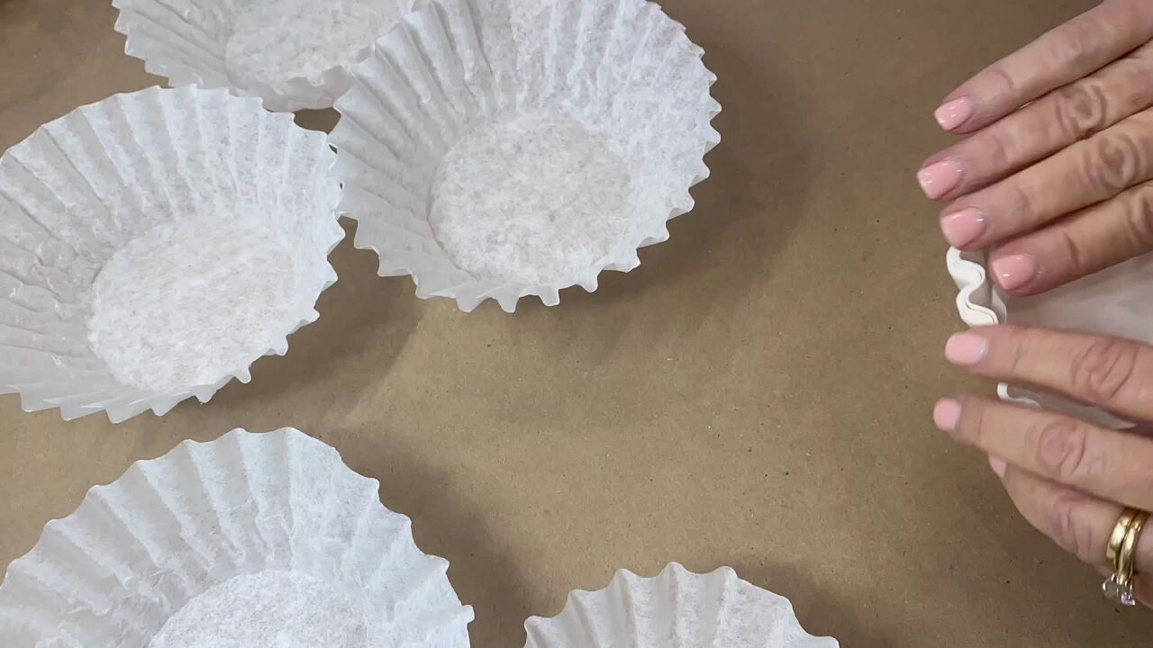Coffee Filter Wreath Elegance