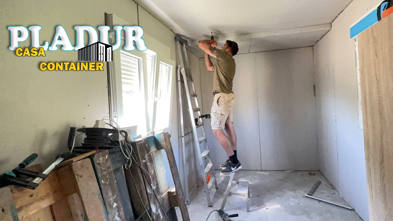 4+1 FORMAS DE COLOCAR PLADUR TU SOLO!!🤯| CASA CONTAINER ESPAÑA