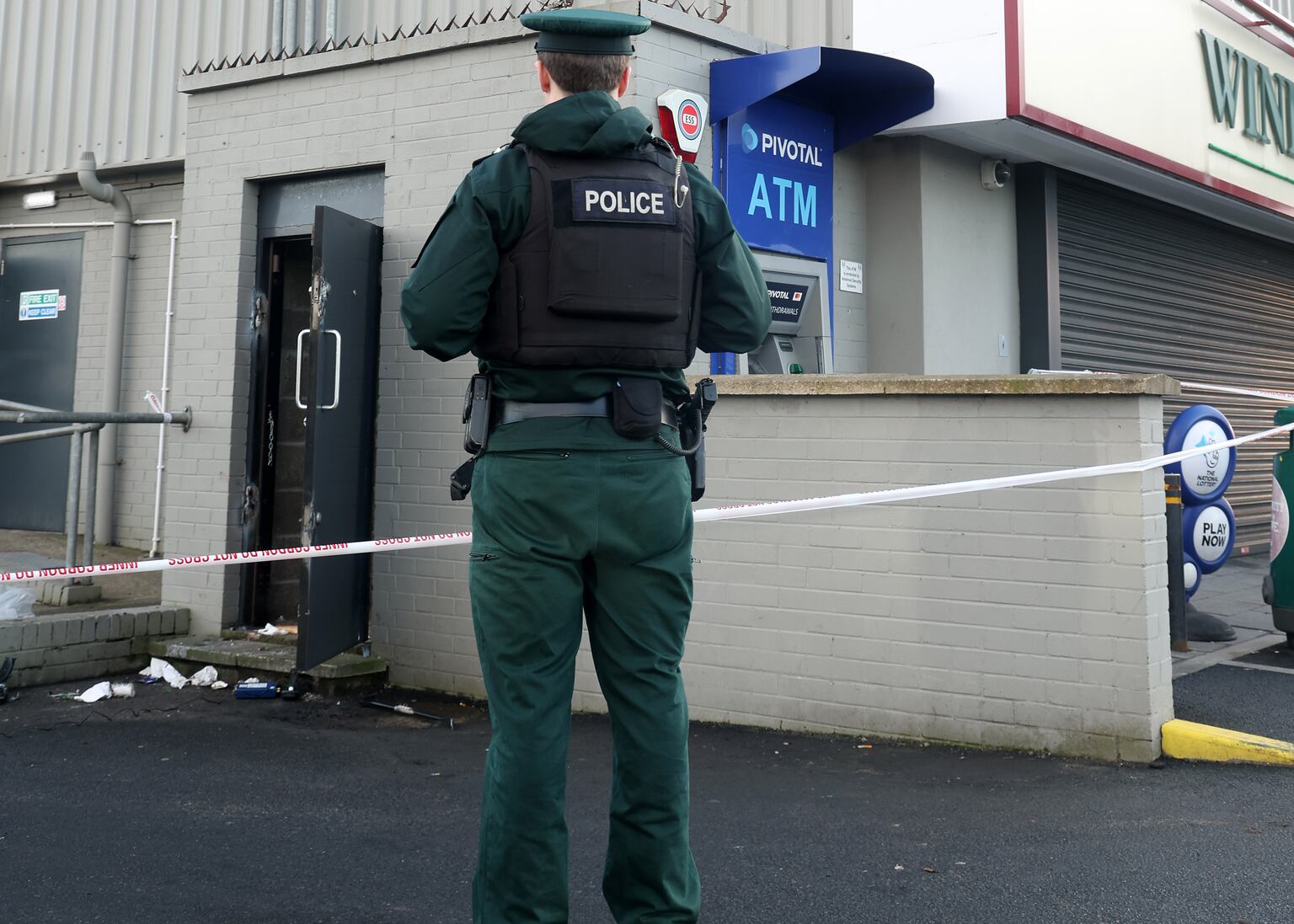 ATM van staff held at gunpoint in ‘terrifying’ Newtownabbey armed robbery