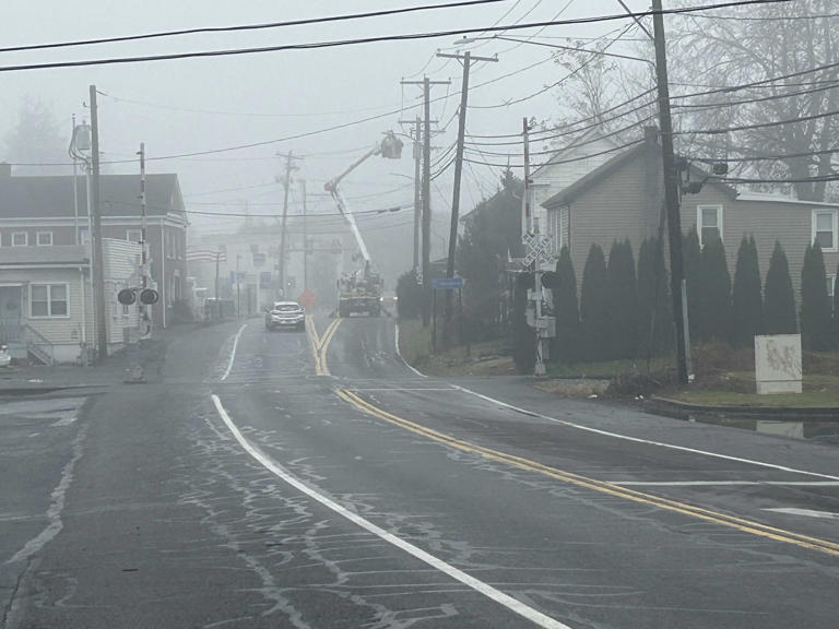 Tractor Trailer Crashes Into Pole Causes Power Outage