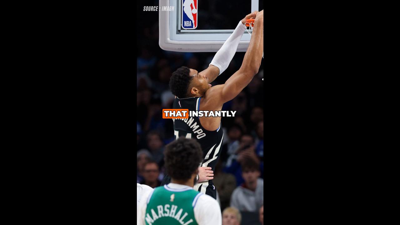 Giannis Antetokounmpo Posterized Cooper Flagg in a Ruthless Welcome to ...