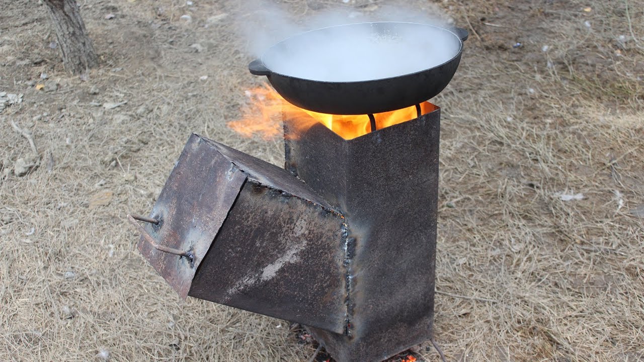 How to make a rocket stove at home