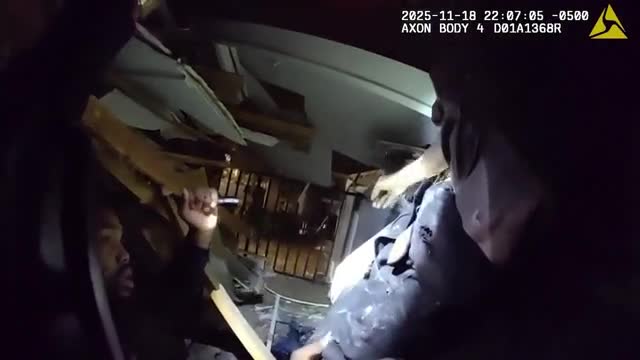 Police pull man from rubble of apartment building after explosion