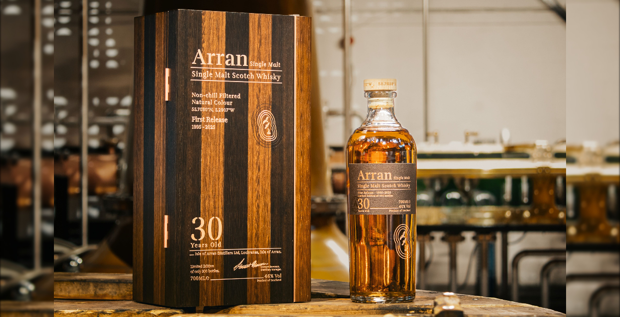 Arran Unveils First 30 Year Old Single Malt