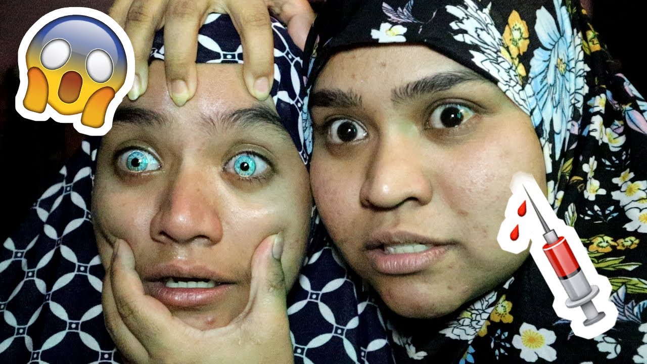 She got an eye surgery?👁🩸(jk, she’s just trying contacts for the first ...