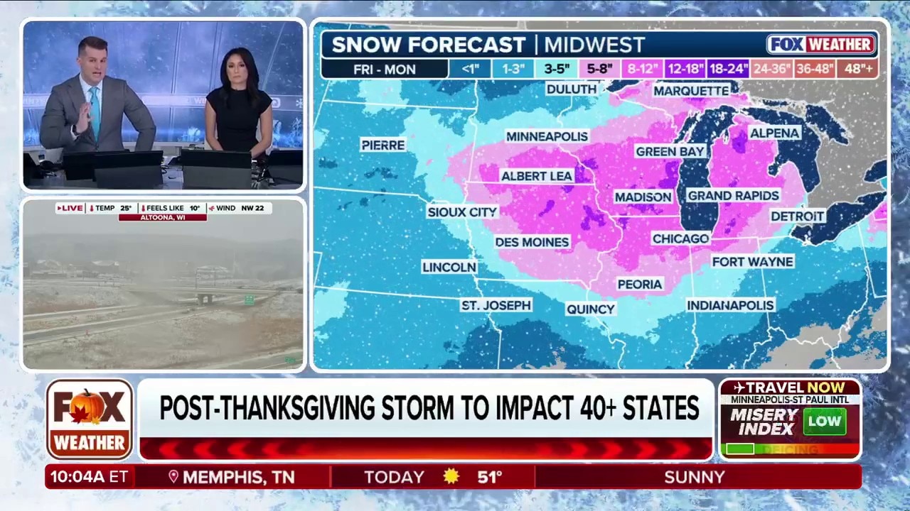 Major winter storm to snarl post-holiday travel with impacts across 40 ...