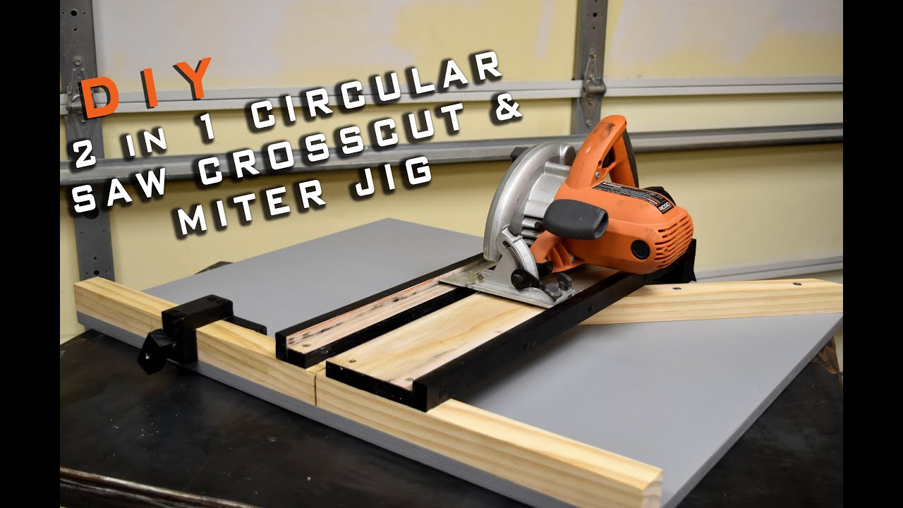 Build a crosscut & miter jig using only a circular saw