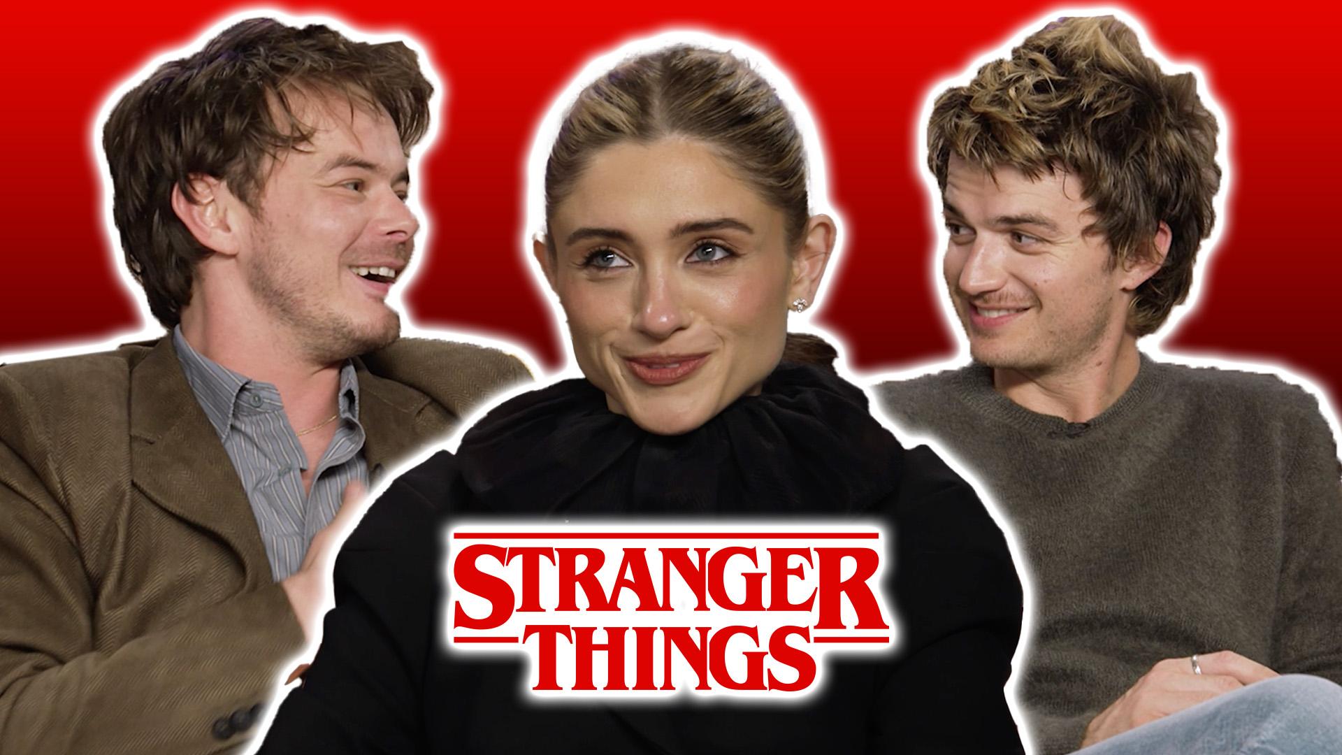 Joe Keery, Charlie Heaton & Natalia Dyer Discuss Steve's Parents, Their ...