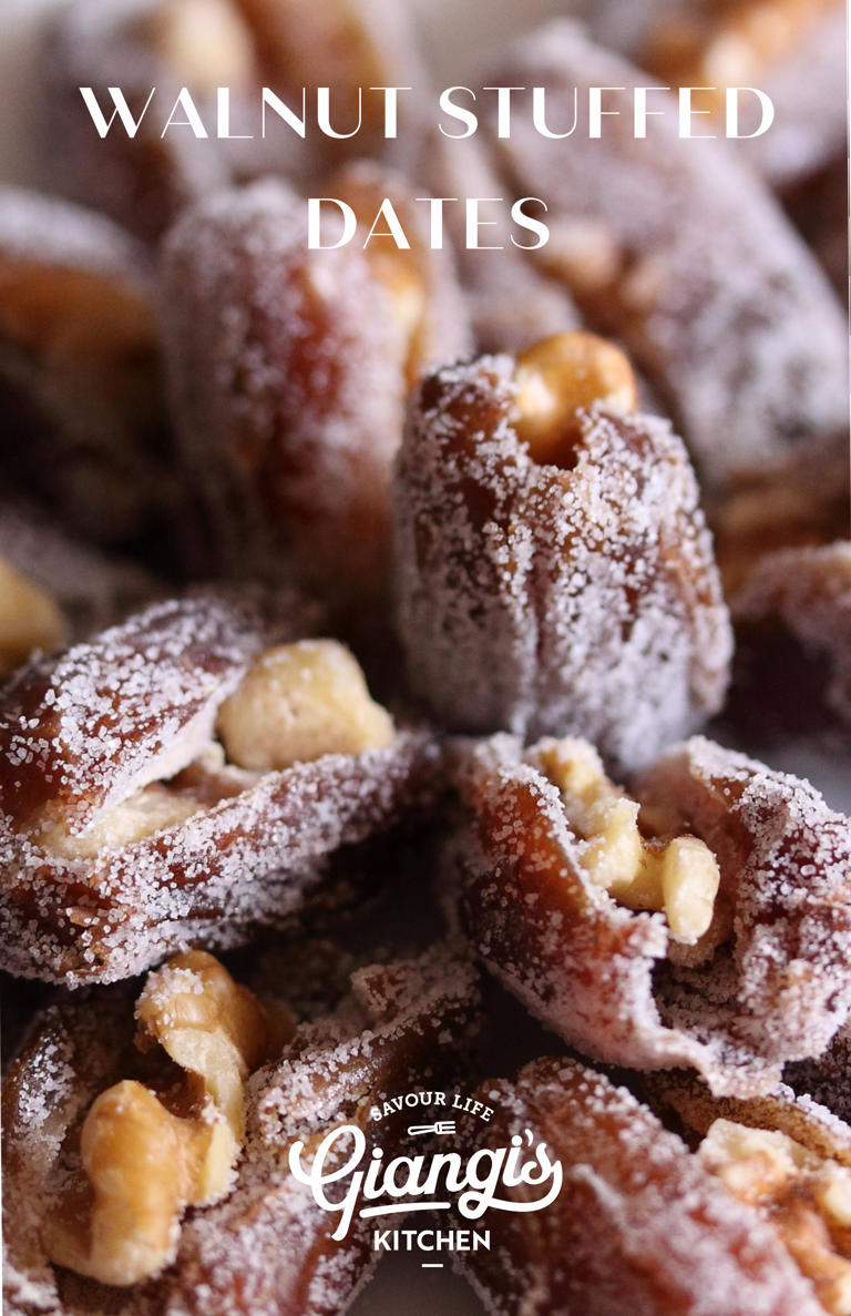 The Perfect Last Minute Dessert: Walnut-Stuffed Dates