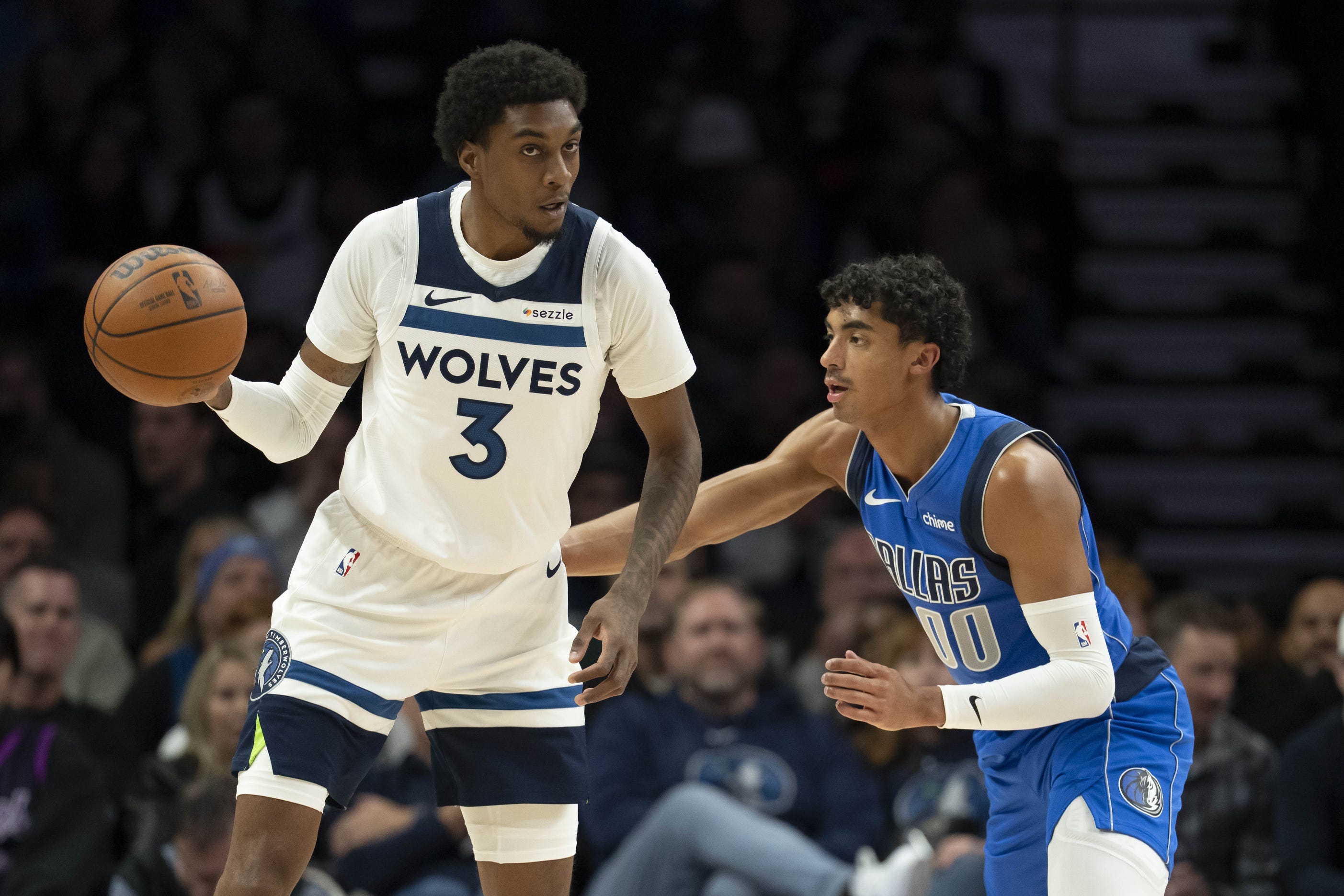 Jaden McDaniels nearly untouchable alongside Anthony Edwards