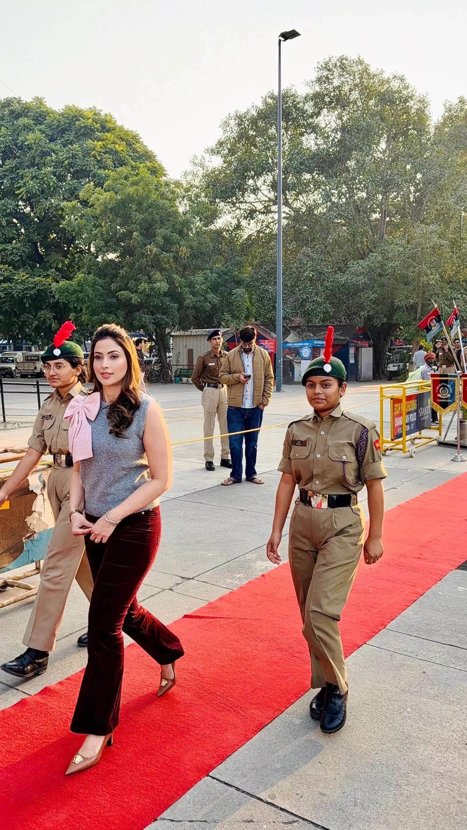 Samaira Sandhu gets warm welcome at NCC Day in Chandigarh