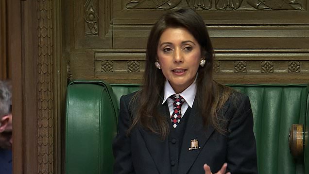 Deputy speaker Nusrat Ghani gives naughty leaking MPs a telling off ...
