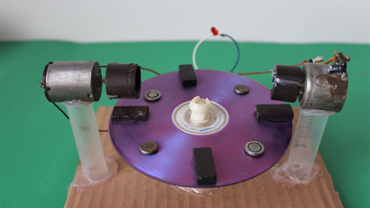 Free Energy Machine Magnetic Self Running Generator