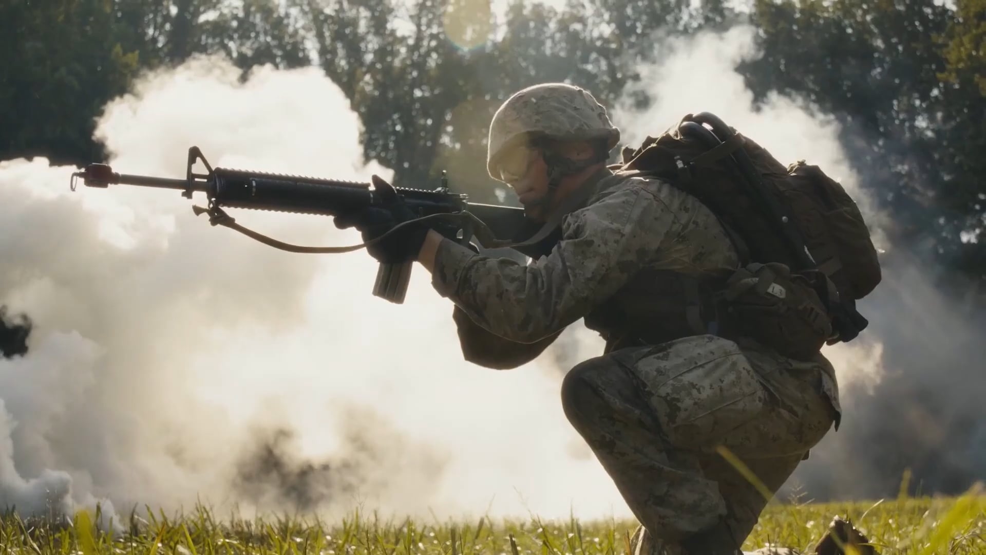 American soldiers in extreme training