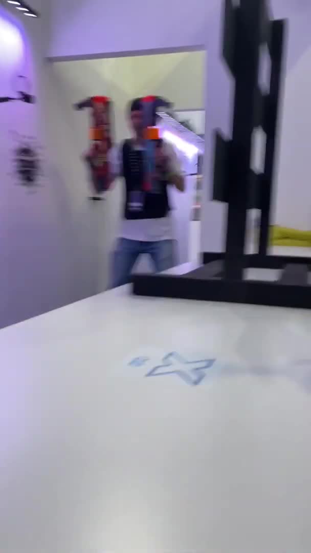 XSHOT heavy weapons guy at VidCon #shorts