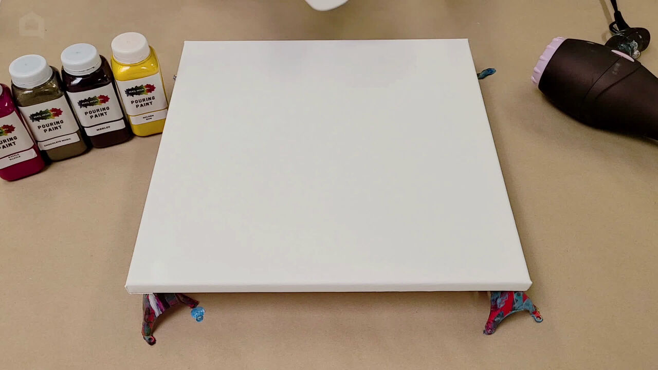 Hair Dryer Wall Art Trick