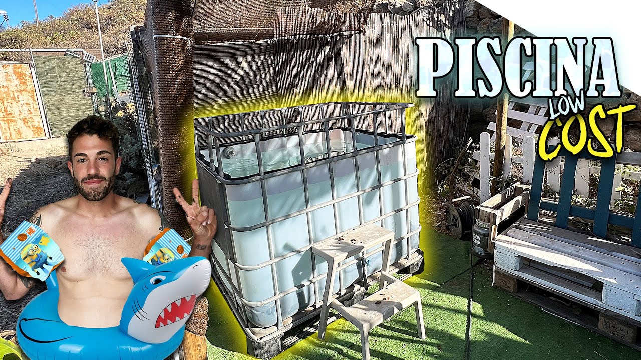Piscina reciclable (casi gratis)🤑 | Proyecto casa container!😏