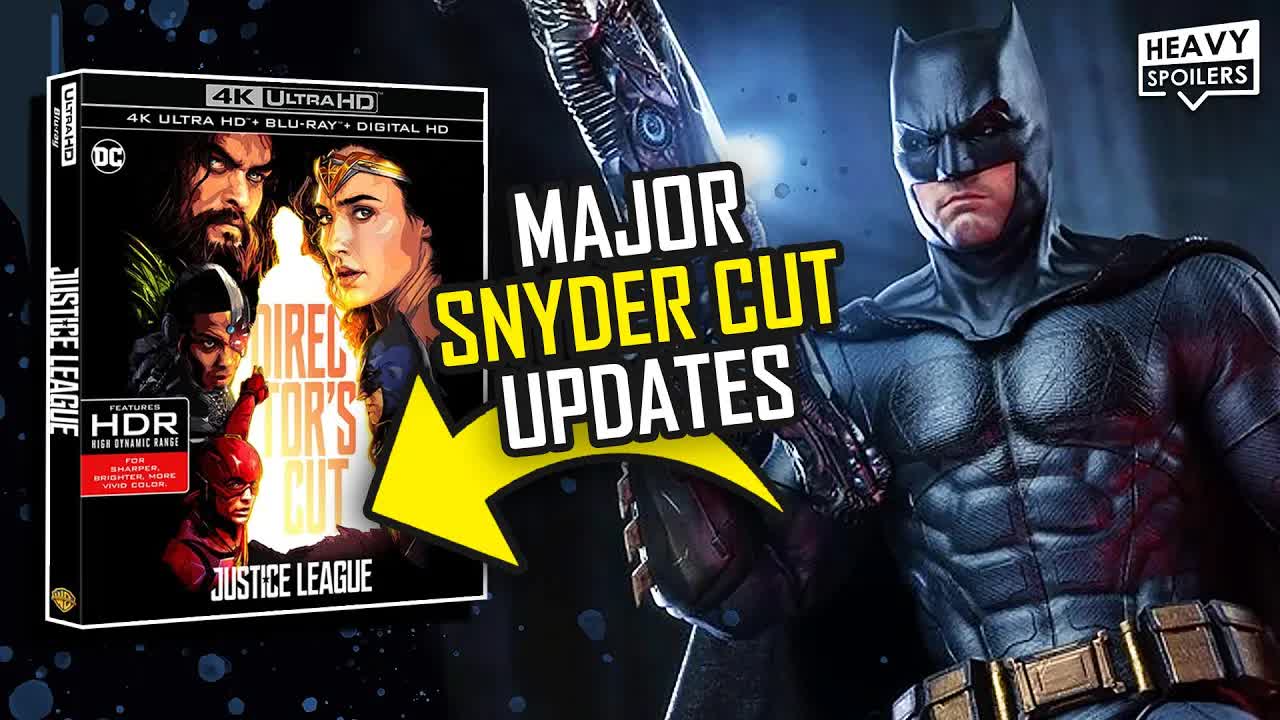 Justice League Snyder Cut updates: New trailer, ending, Blu-ray release ...