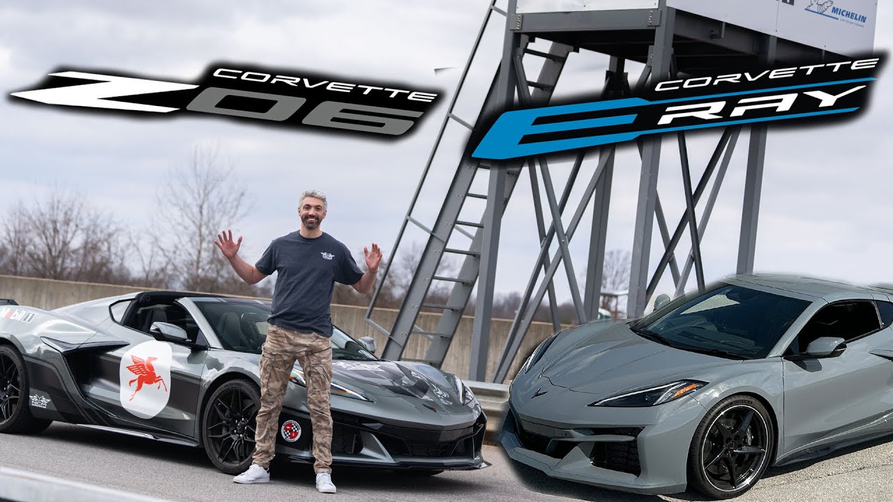 Corvette E-Ray vs. C8 Z06 (track comparison)