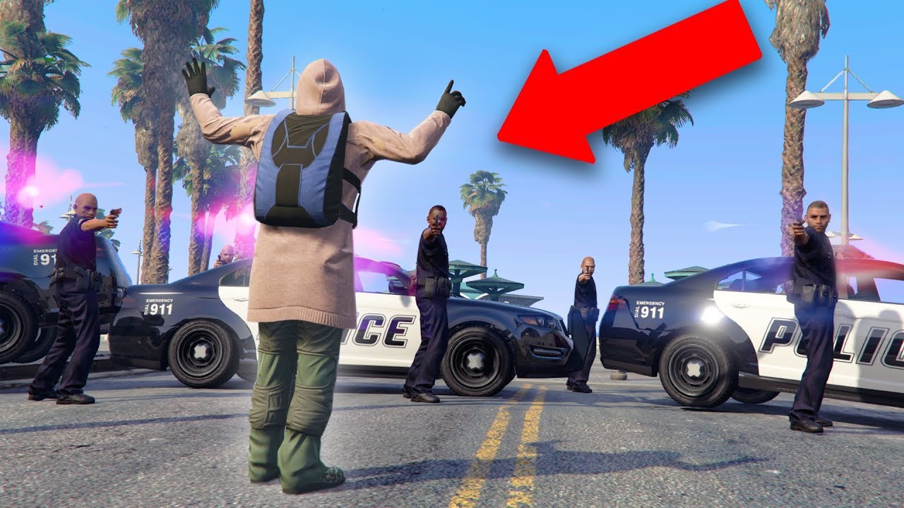 I called the cops on him and this happened | GTA 5 thug life #261