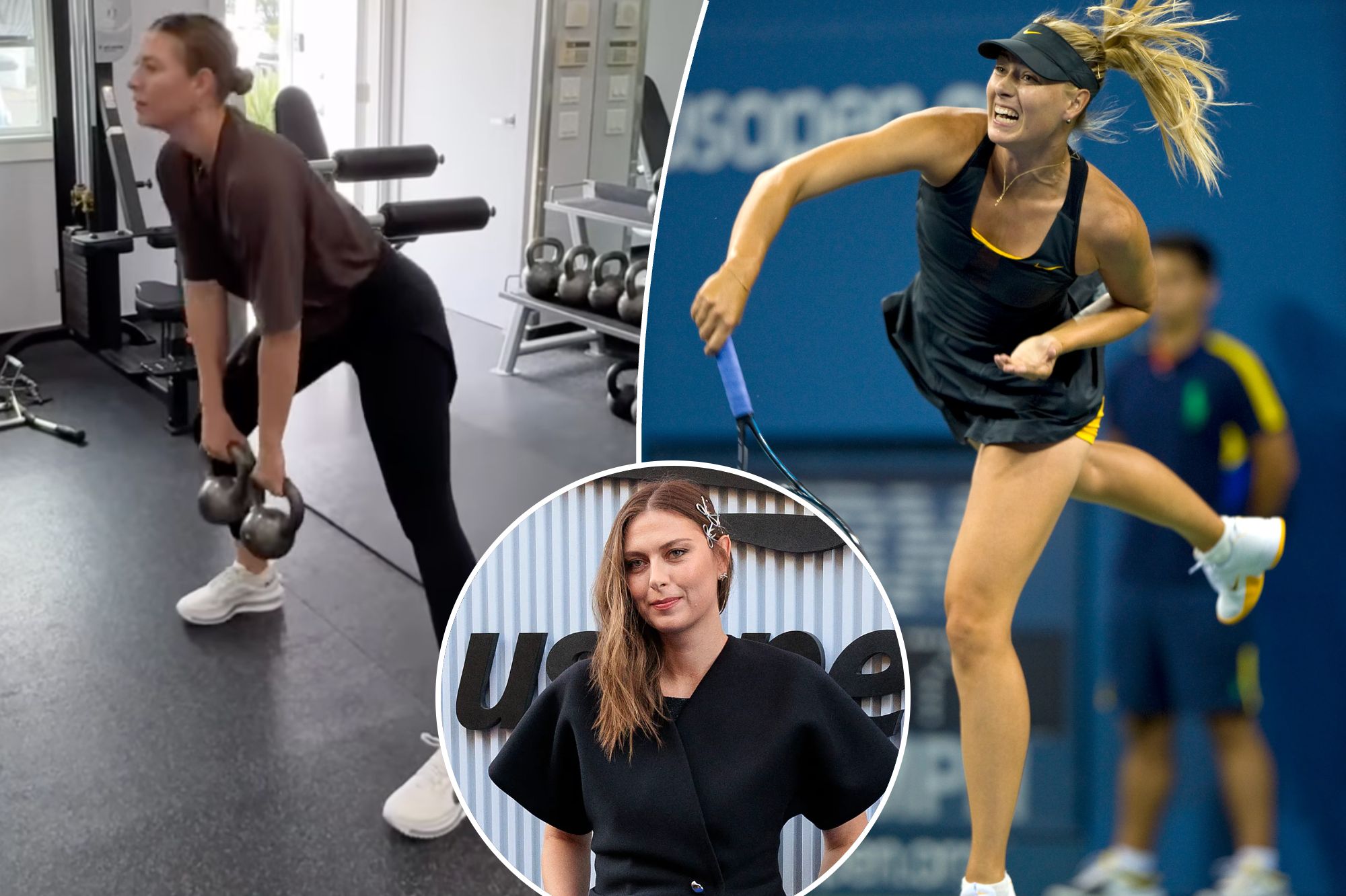 Maria Sharapova fans plead for tennis return after new workout video