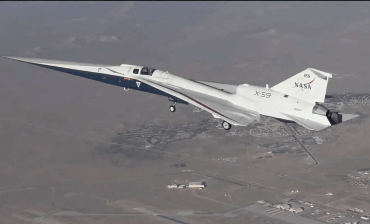 New Footage Reveals the First Flight of NASA’s X-59 Quiet Supersonic ...