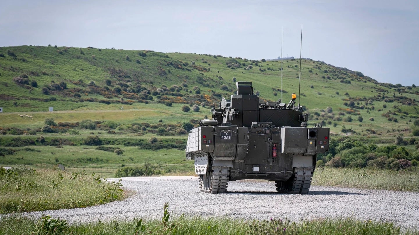 Adolescent British Army Ajax to restart at an infant 'crawl'