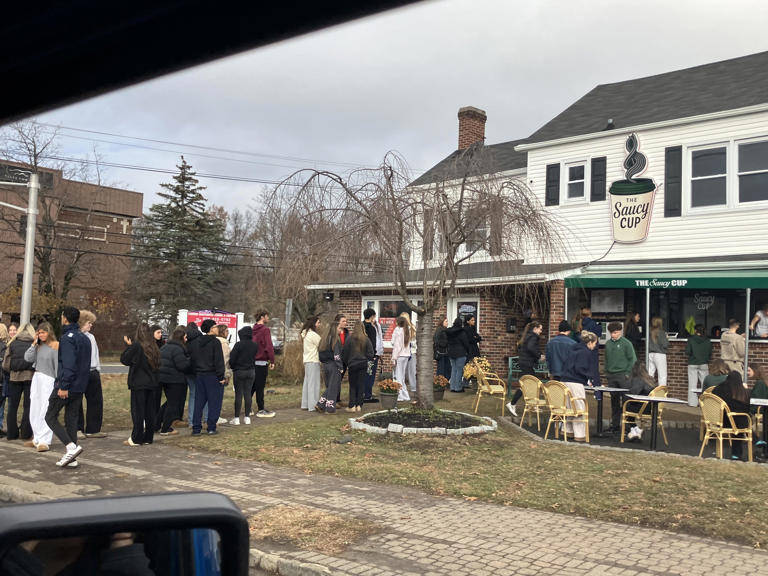 Lines form outside new cafe in Wayne after its buzzy drinks go viral