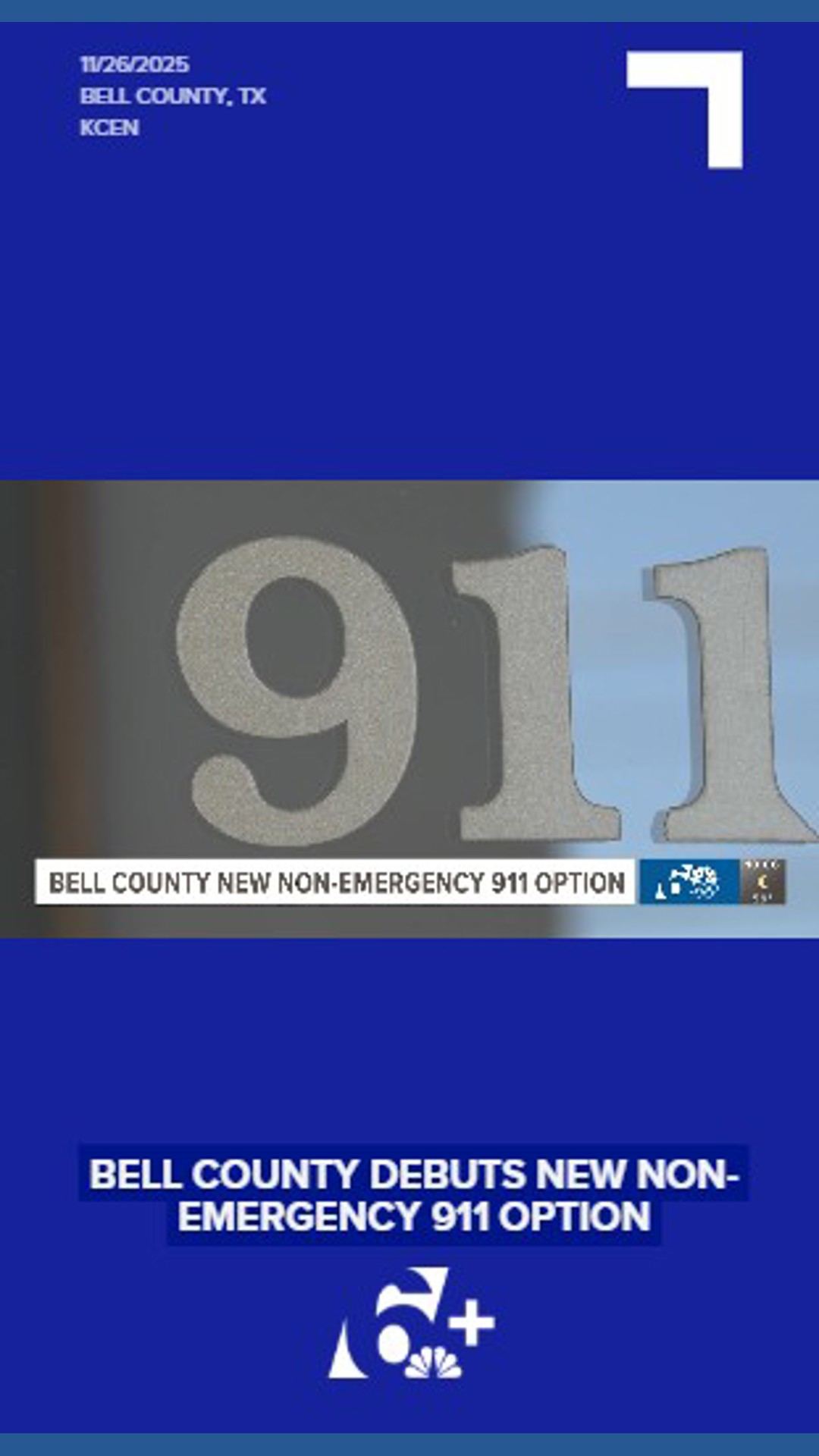 Bell County is launching a new non-emergency 911 call program