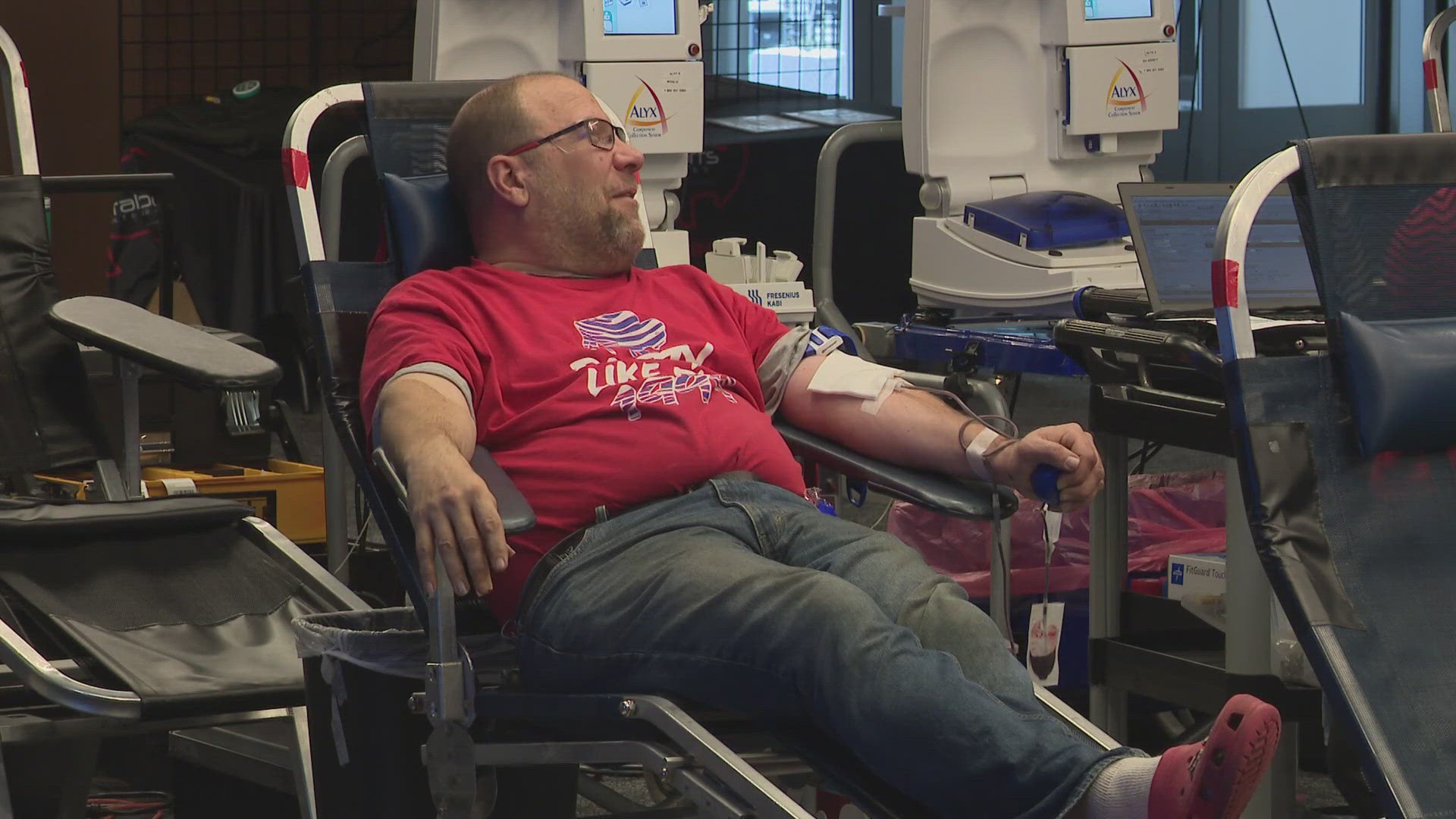 Blood drive held at Highmark stadium