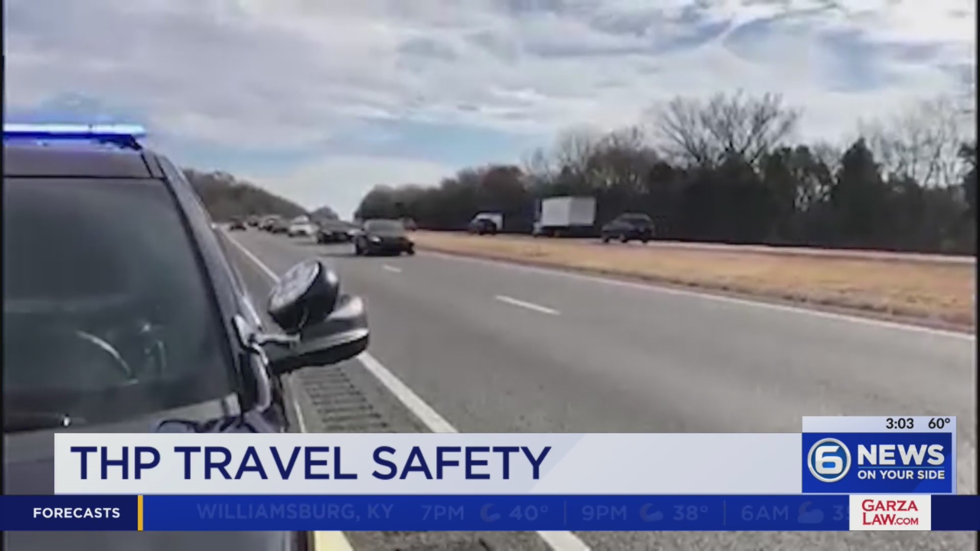 Tennessee Highway Patrol urging safe holiday travel