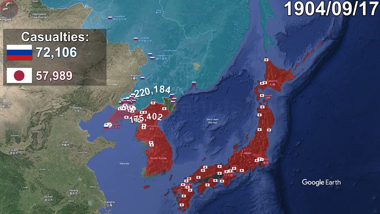 Tracing the Russo-Japanese War
