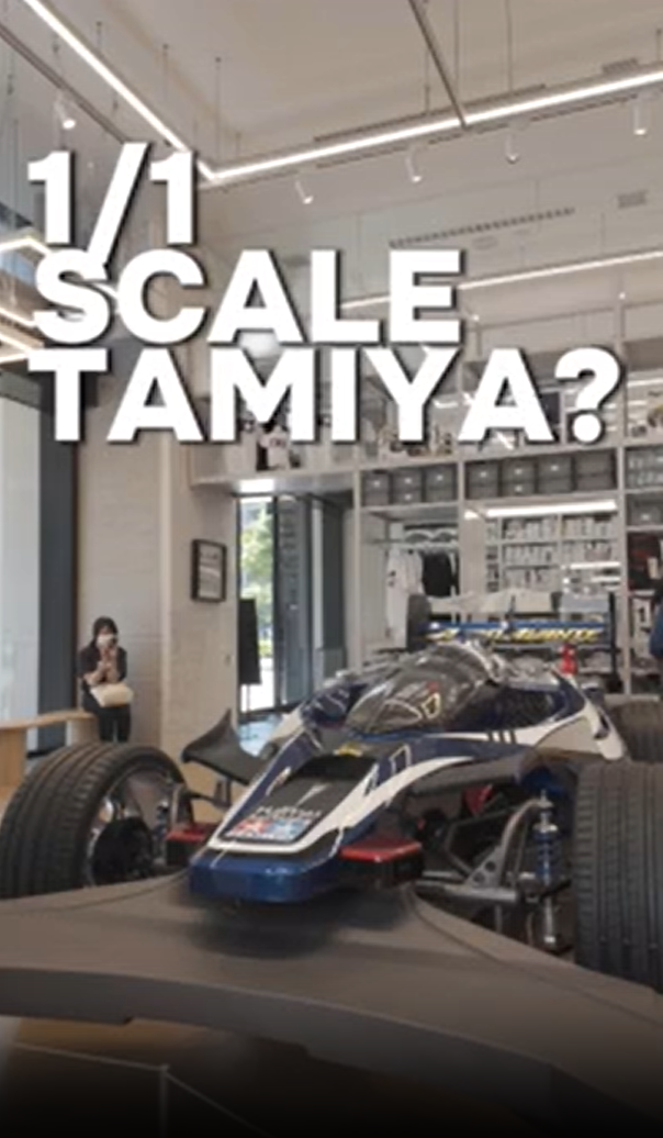 1/4 Scale Tamiya Aero Avante: A Rare Find Inside the Tamiya Plamodel ...