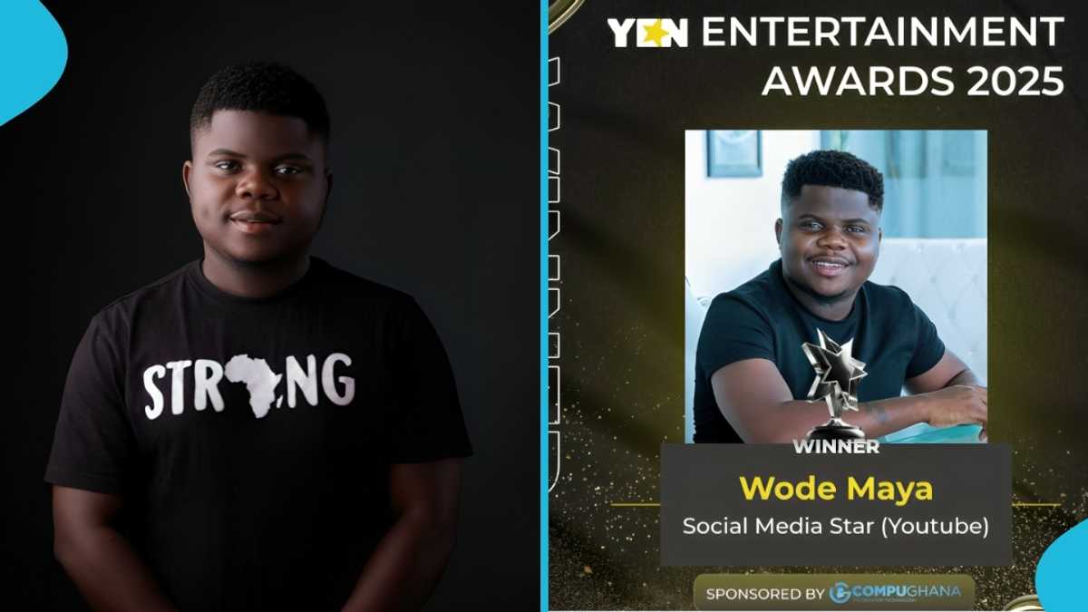 Wode Maya crowned social media star (YouTube) at the YEN 2025 Awards