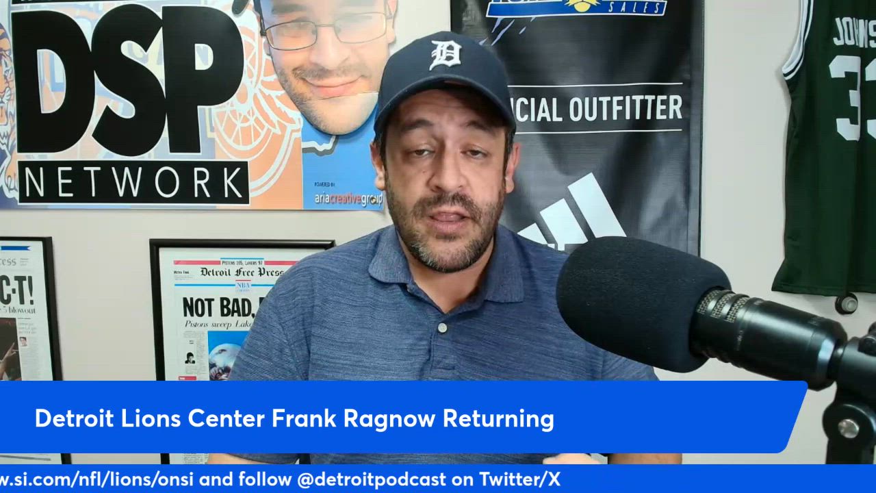 Detroit Lions Center Frank Ragnow Returning From Retirement