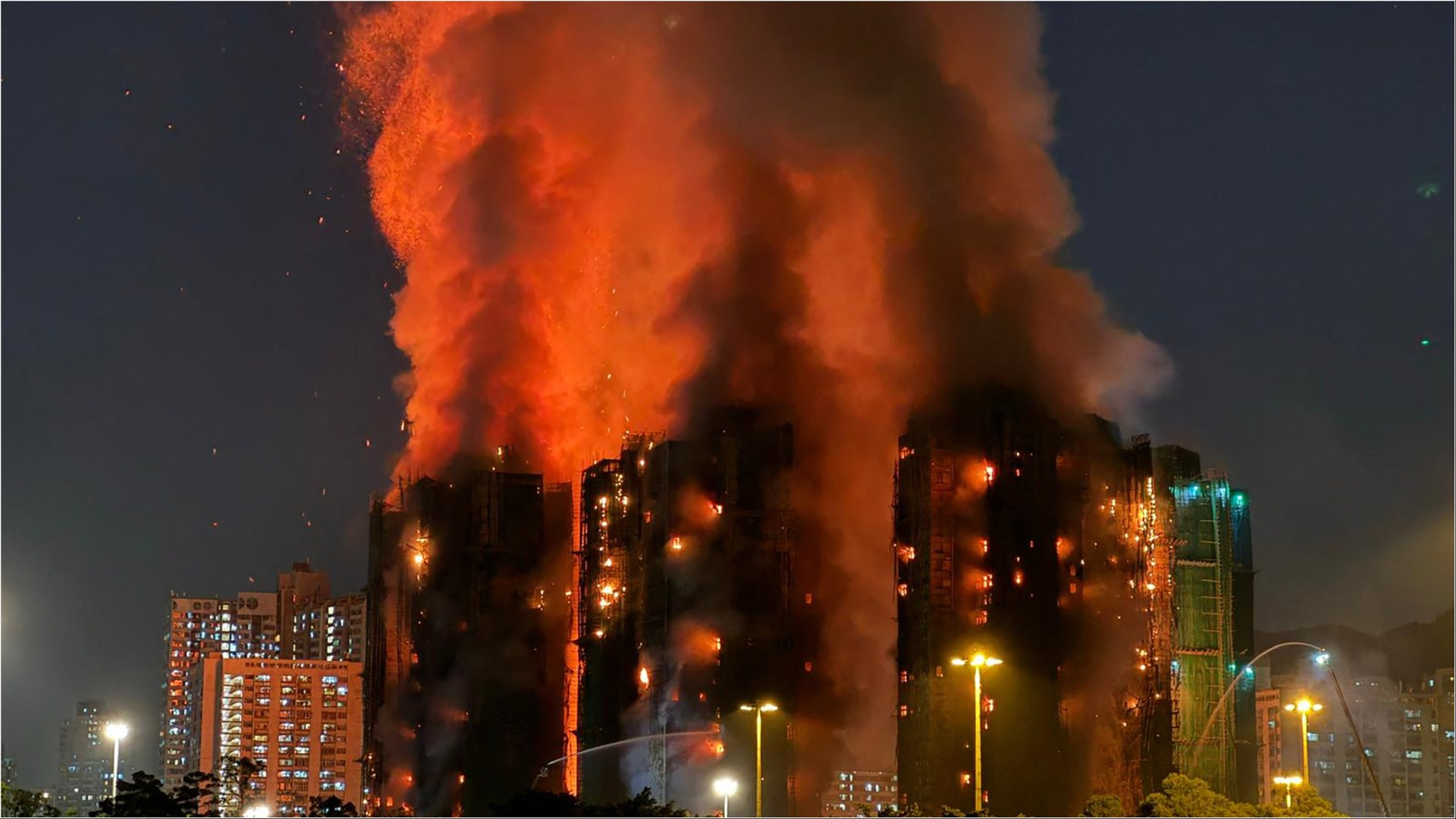 ‘Horrifying' Videos Show Hong Kong Apartment Fire With 279 Reported Missing