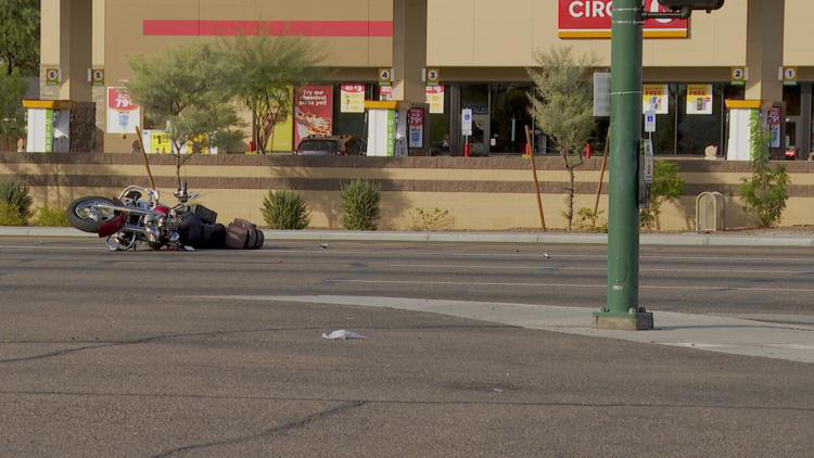 2 people taken to hospital after motorcycle crash in Phoenix