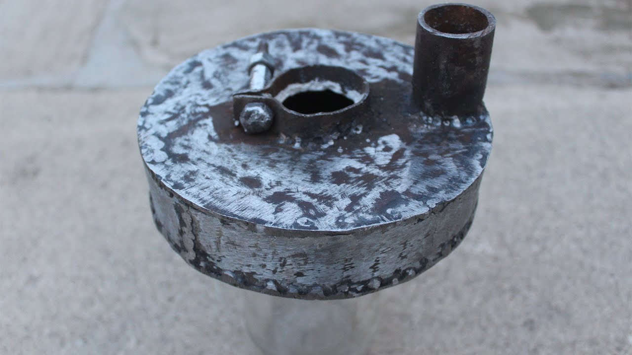 How To Make a Flour Mill Machine from Angle Grinder