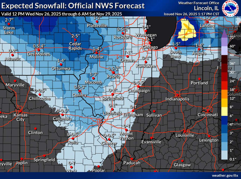First winter storm of the season may bring snow to the St. Louis region