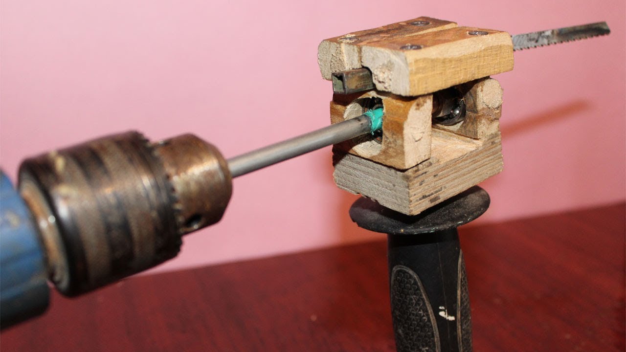 How to make a saw with drill