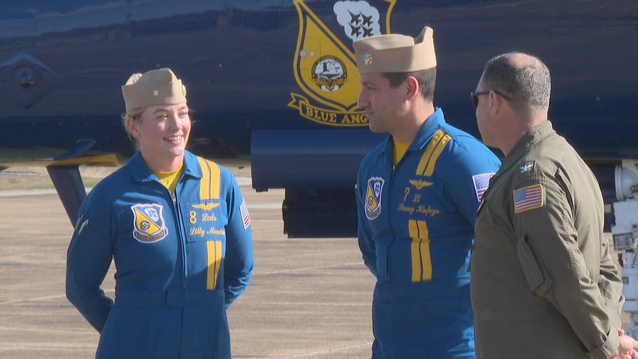 Blue Angels visit NAS Meridian ahead of Spring Air Show
