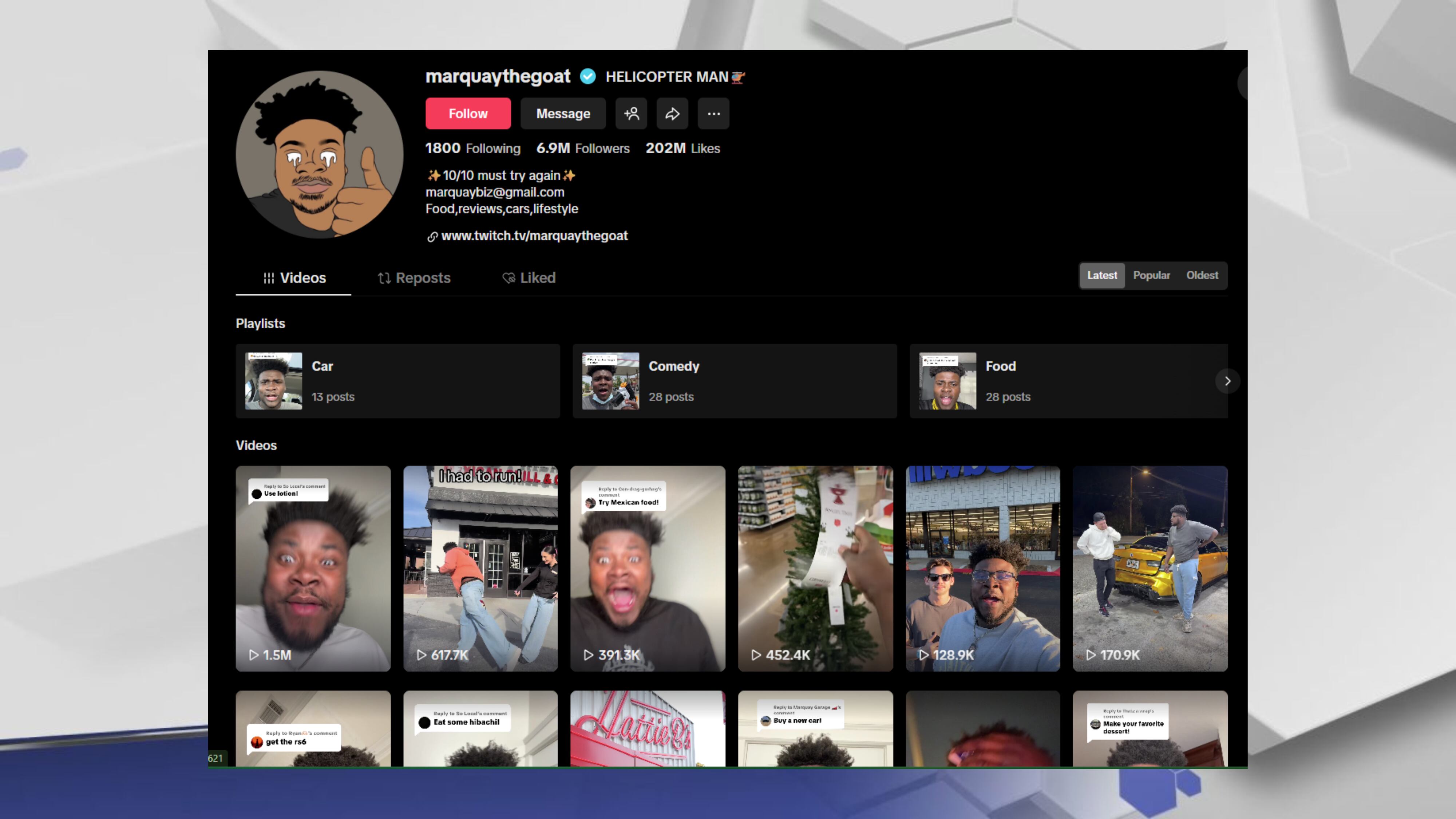 TikTok star Marquay Collins dies at 24