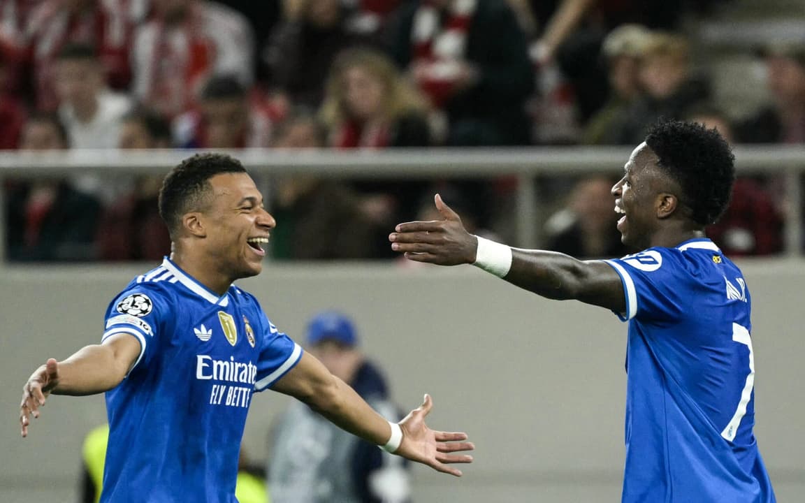 Vini Jr contra ex-Flamengo e poker de Mbappé: Real Madrid vence na ...