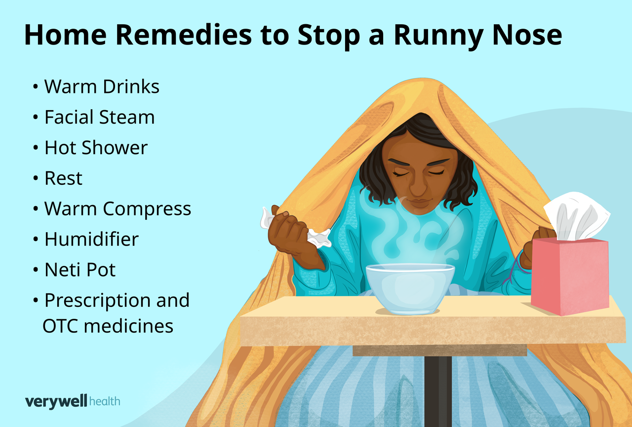How to stop a runny nose quickly