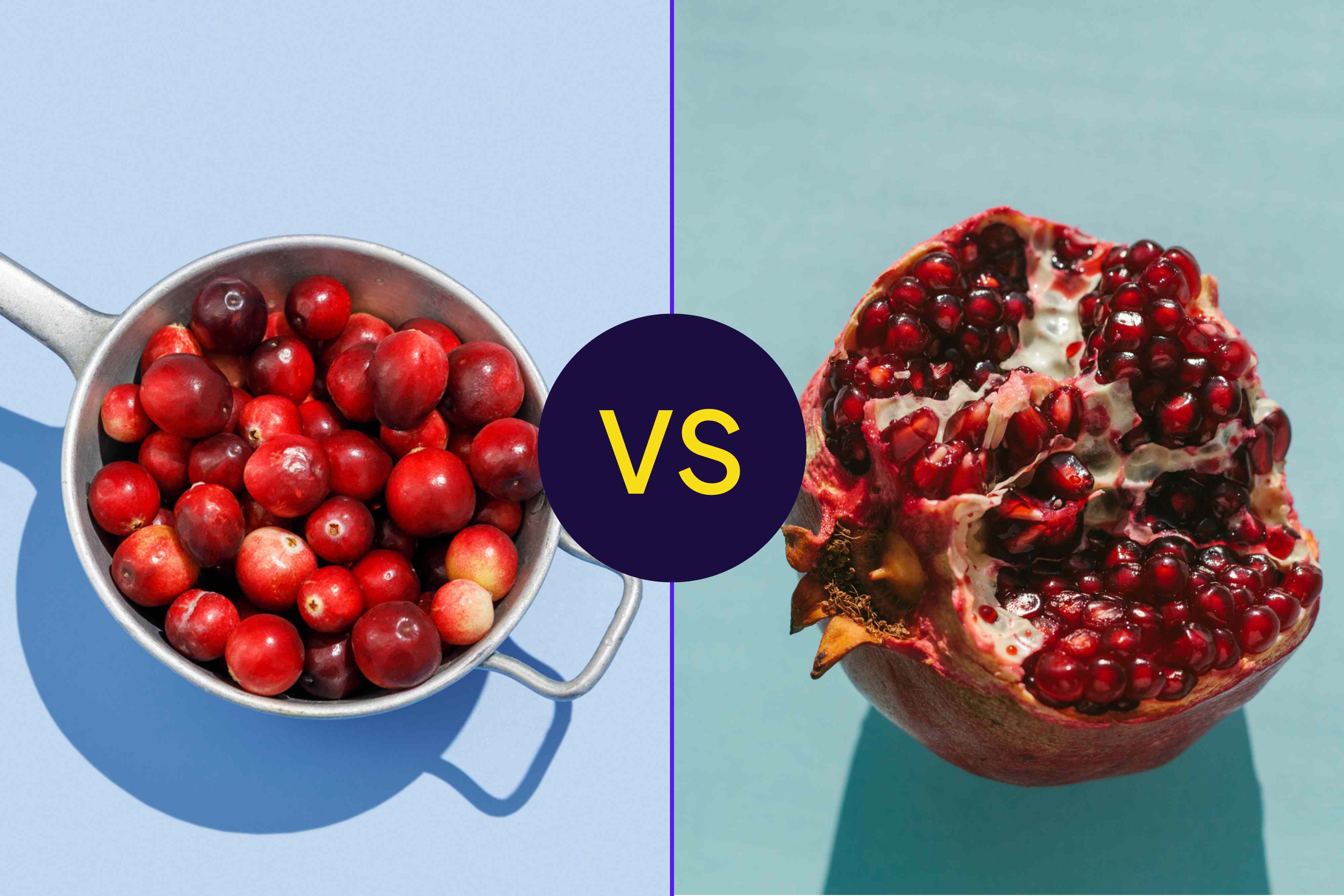 Cranberries vs. Pomegranates: Which Has More Vitamin C and Fiber?